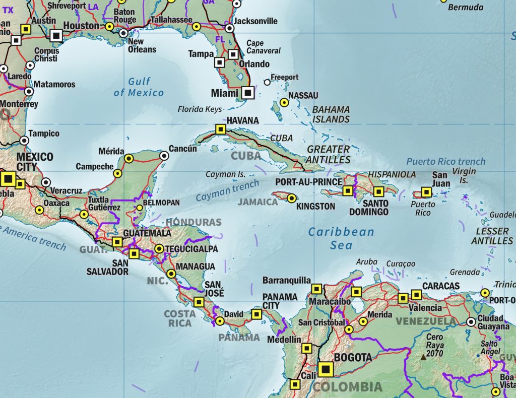 Physical World Map – Natural Earth – JPG – 1701 - The World of Maps