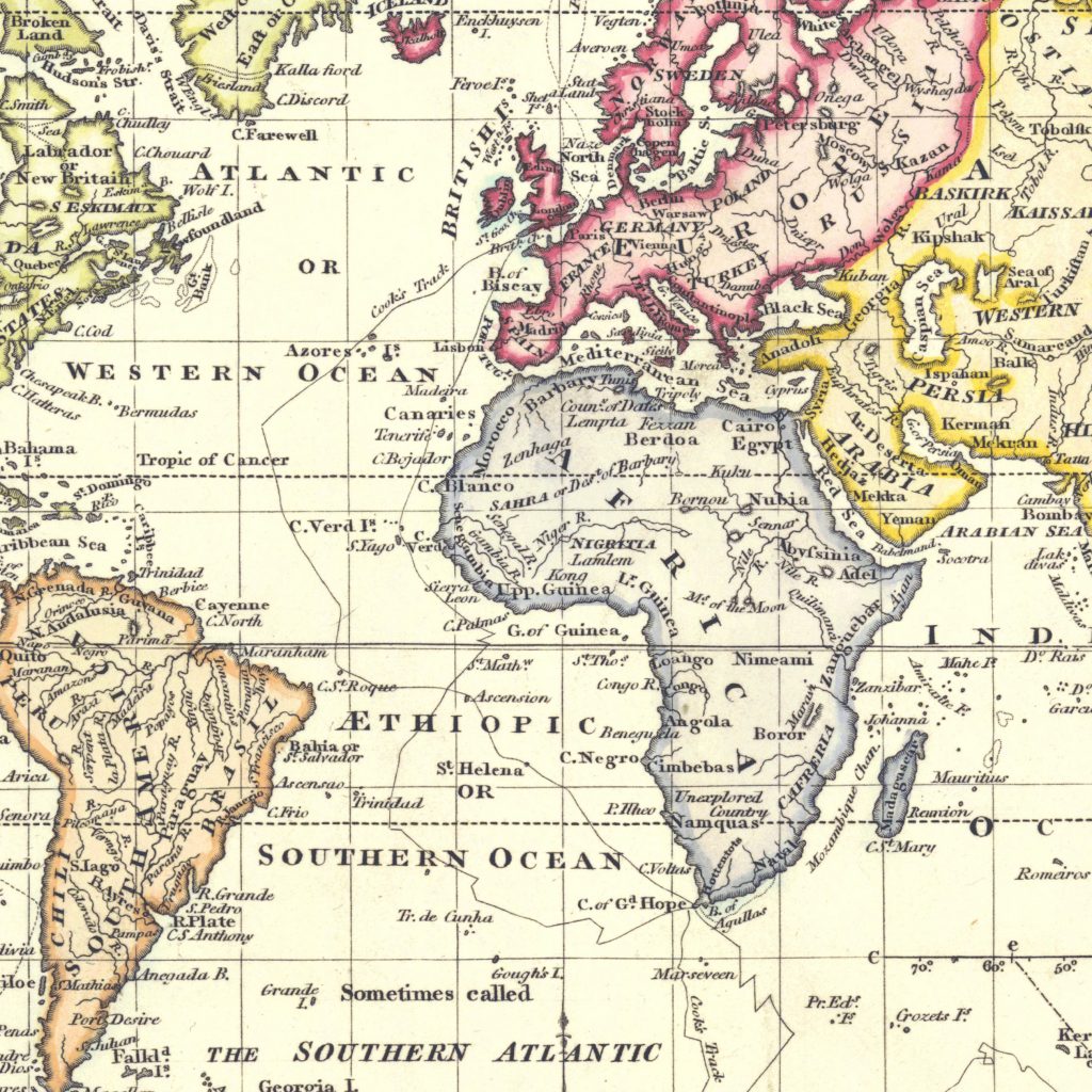 Historical World Map - Anno 1808 Lauri & Whittle - JPG - 787 - The ...