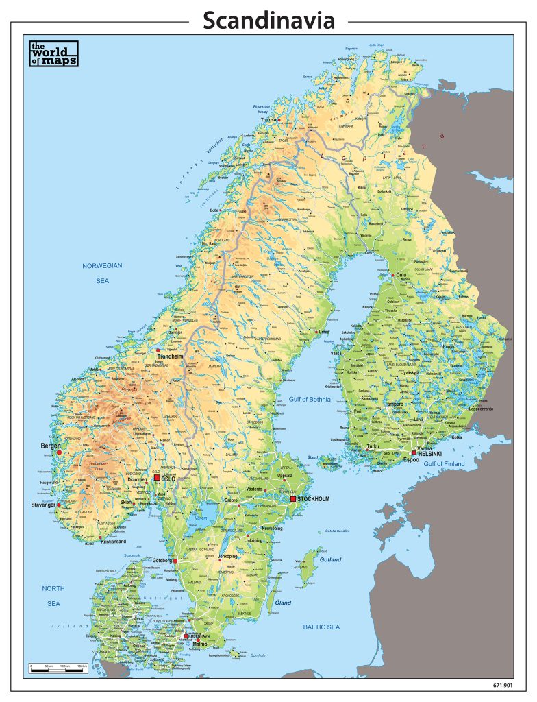 Scandinavia - The World of Maps