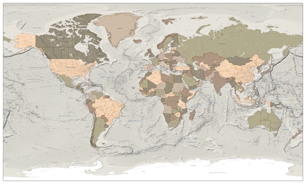 Vector Detailed World Maps - The World of Maps