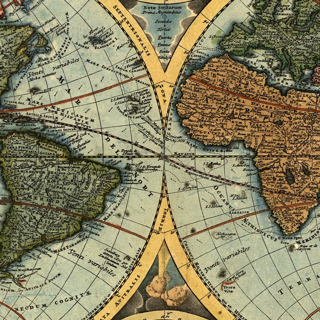 Historical World Map - Anno 1716 Johann Baptist Homann - JPG - 808 ...
