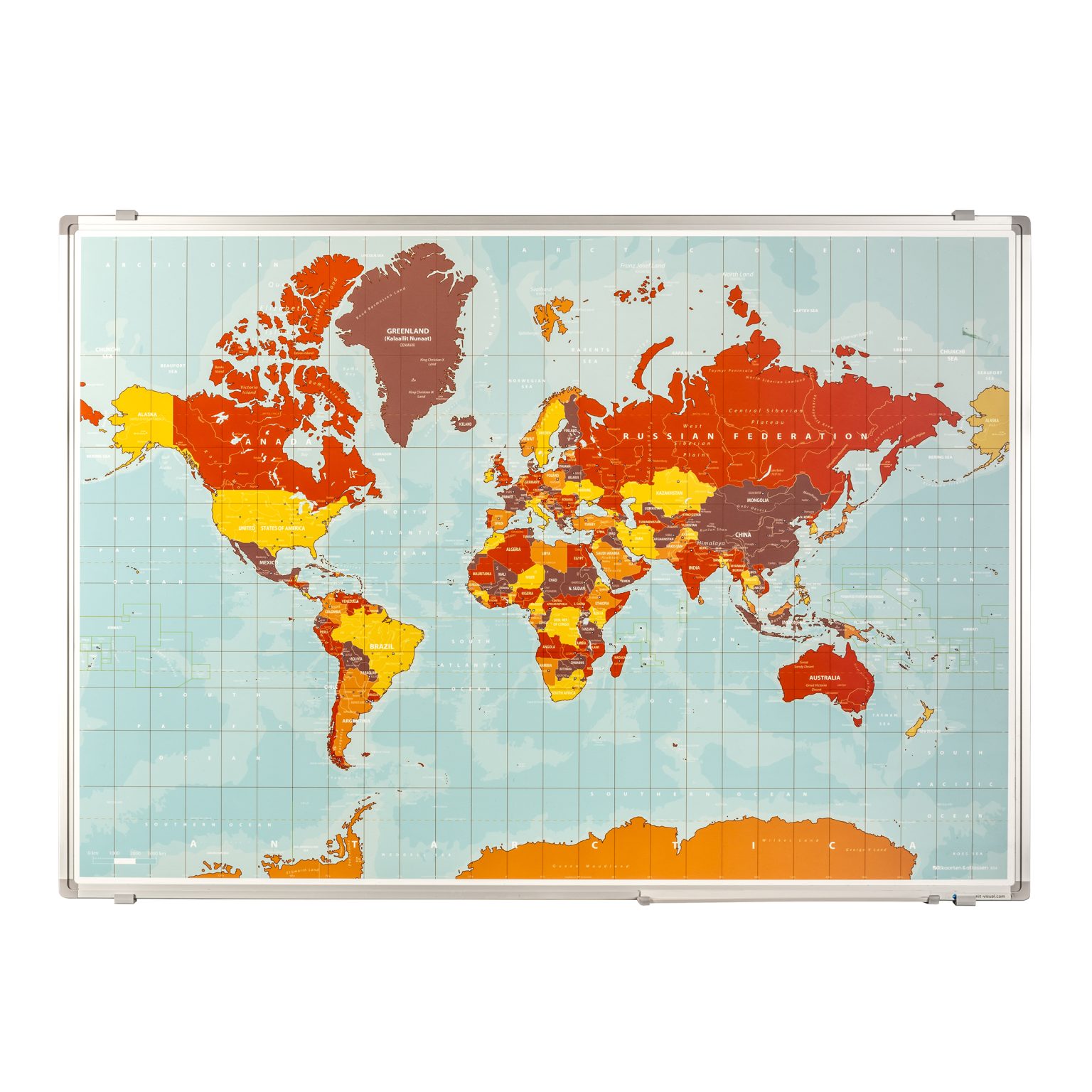 Physical Map Italy - Detailed Edition - EPS & JPG - 1581 - The World of ...